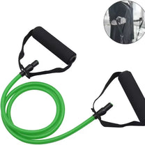 5 Levels Resistance Hot Yoga Pull Rope Bands Handles Elastic Sports Bo ...